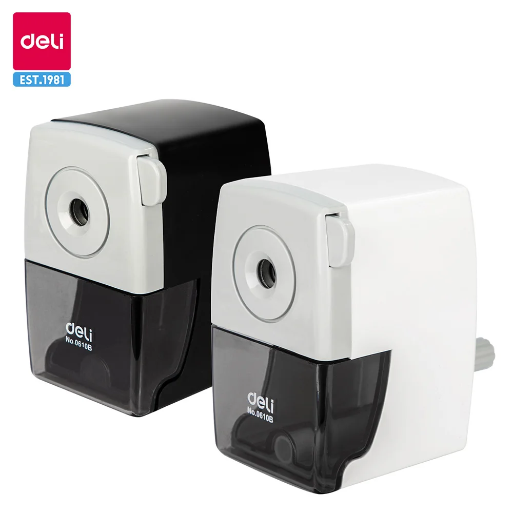 DELI-Rotary-Pencil-Sharpener-Machine-Pencil-Cutter-Office-Stationery ...