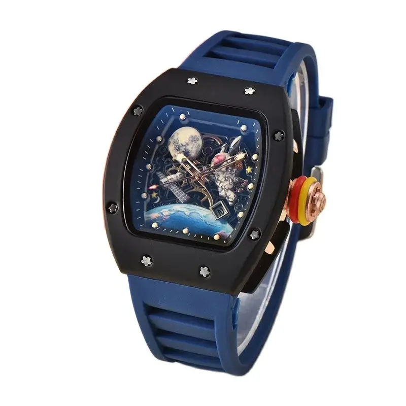 New-Wine-Barrel-Super-luminous-hollow-Richard-Watch-High-Quality ...