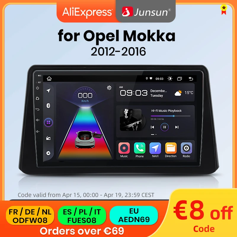 Junsun-V1-Plus-autoradio-For-Opel-Mokka-2012-2016-sans-fil-CarPlay ...