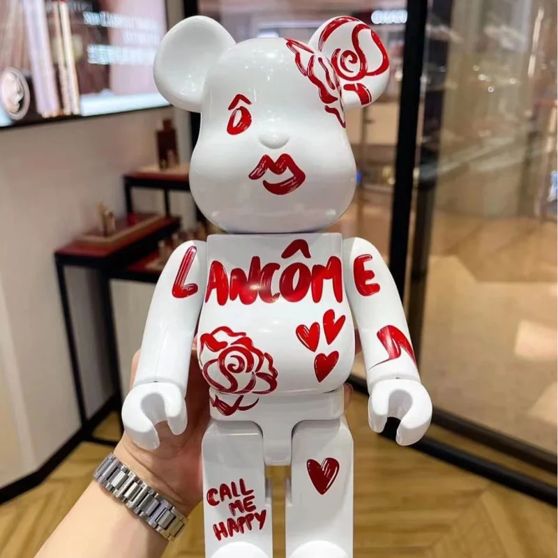 Bearbrick-400-Violence-Bear-Bear-Brick-Sculptures-Figurines-Lipstick-Co ...