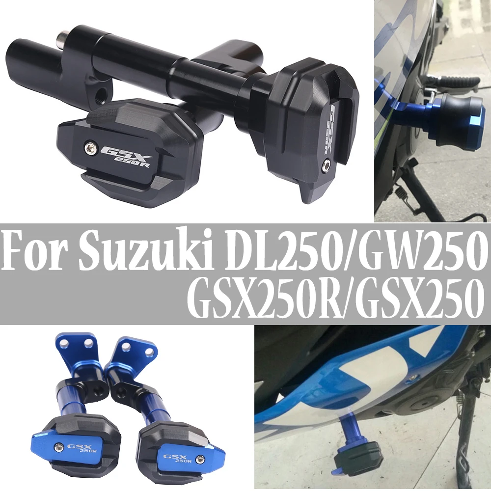 For-SUZUKI-GSX250R-GSX-250R-DL250-GSX250-GW250-GW-250-Motorcycle-Engine-Falling-Protection-Frame ...