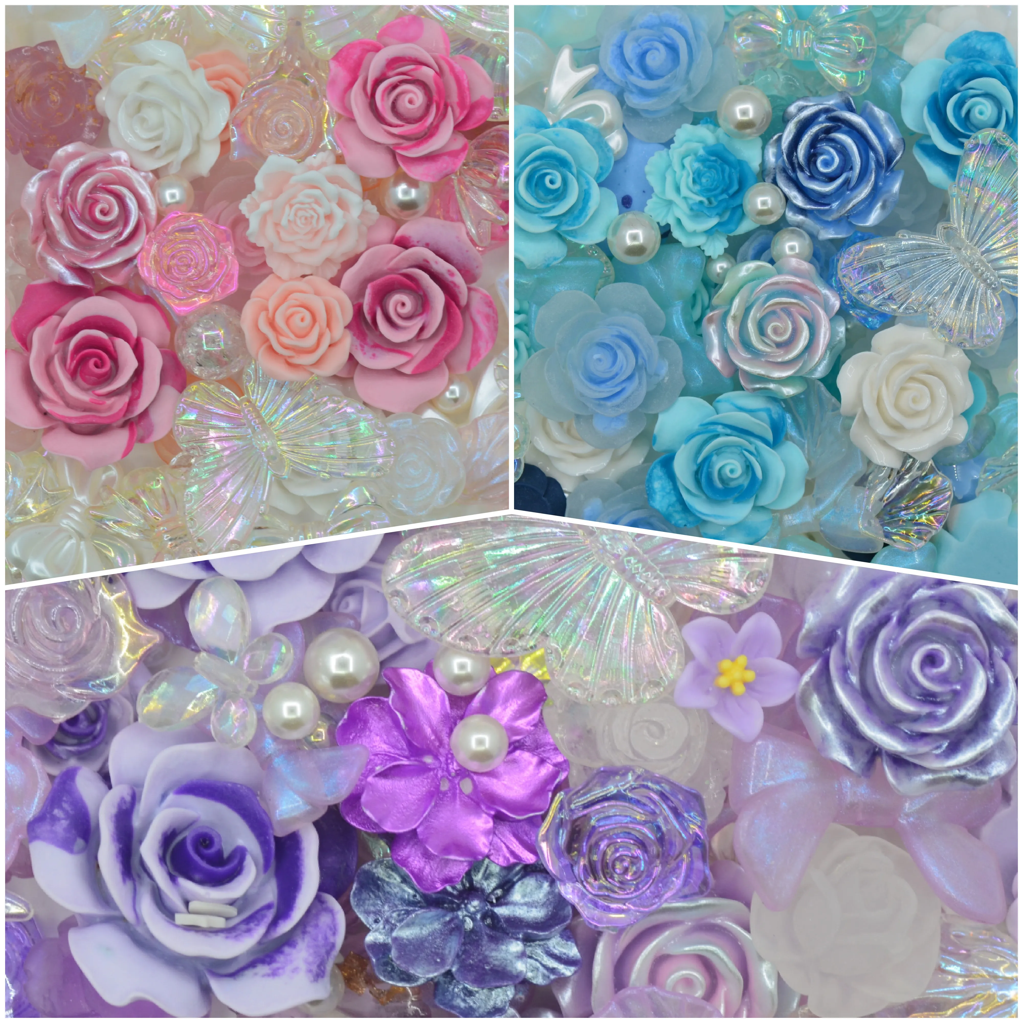100-Gram-Baroque-Style-Resin-Flower-Assortments-Scrapbook ...