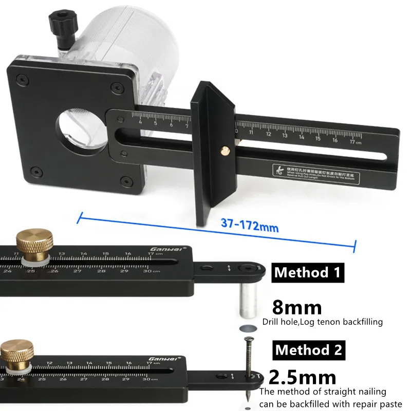 Woodworking Circle Cutting Jig for Electric Trimming Machine Wood ...