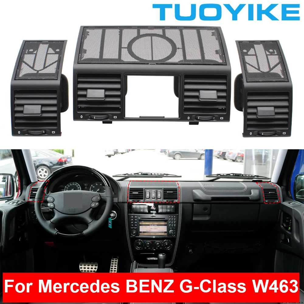 Car Central Left Right AC Air Conditioning Vent Grille Speaker Panel ...