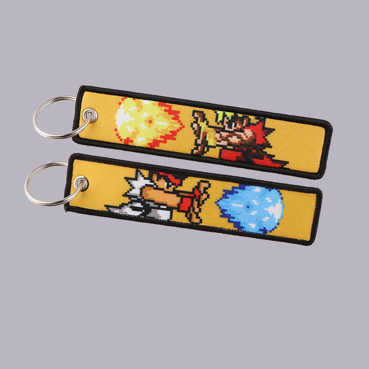 Retro-90s-Games-Street-Fighter-Keychain-Embroidery-Key-Fobs-Key-Chain ...