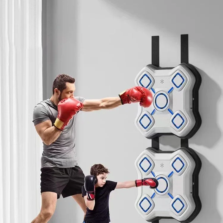 Smart-Music-Boxing-Machine-Wall-Target-LED-Lighted-Sandbag-Relaxing ...