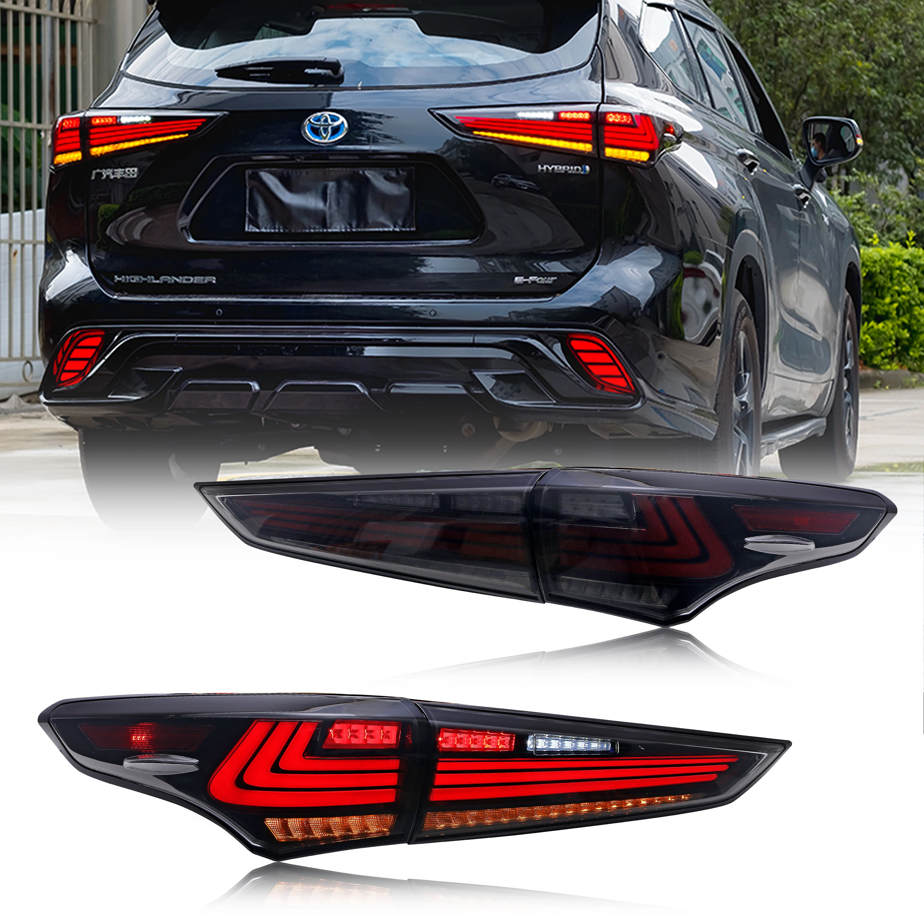 LED-Tail-Lights-for-Toyota-Highlander-2019-2023-Sequential-Indicator ...