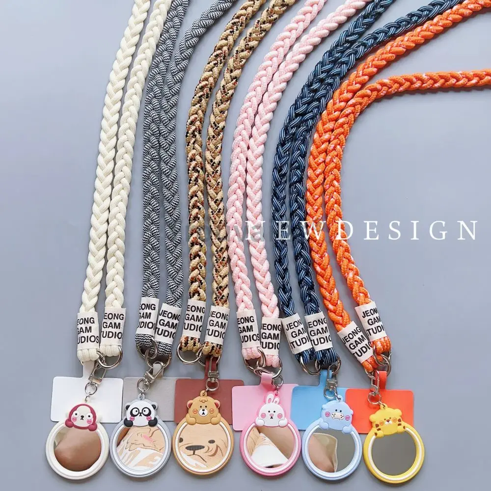 Trouvaille-Solid-Braid-Phone-Charm-Cellphone-Lanyards-Strap-With-Cute ...