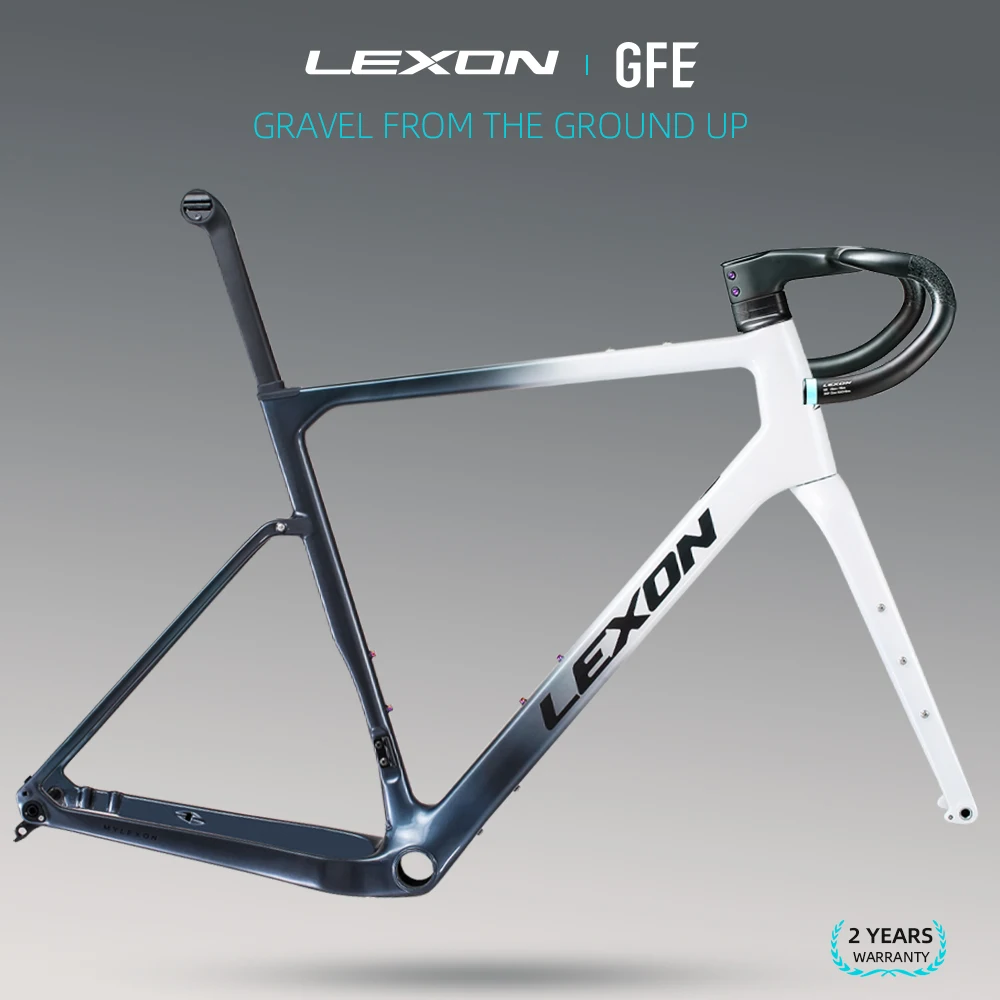Lexon-Carbon-Gravel-Bike-Frame-Freio-a-Disco-Thru-Axle-Conjunto-de ...