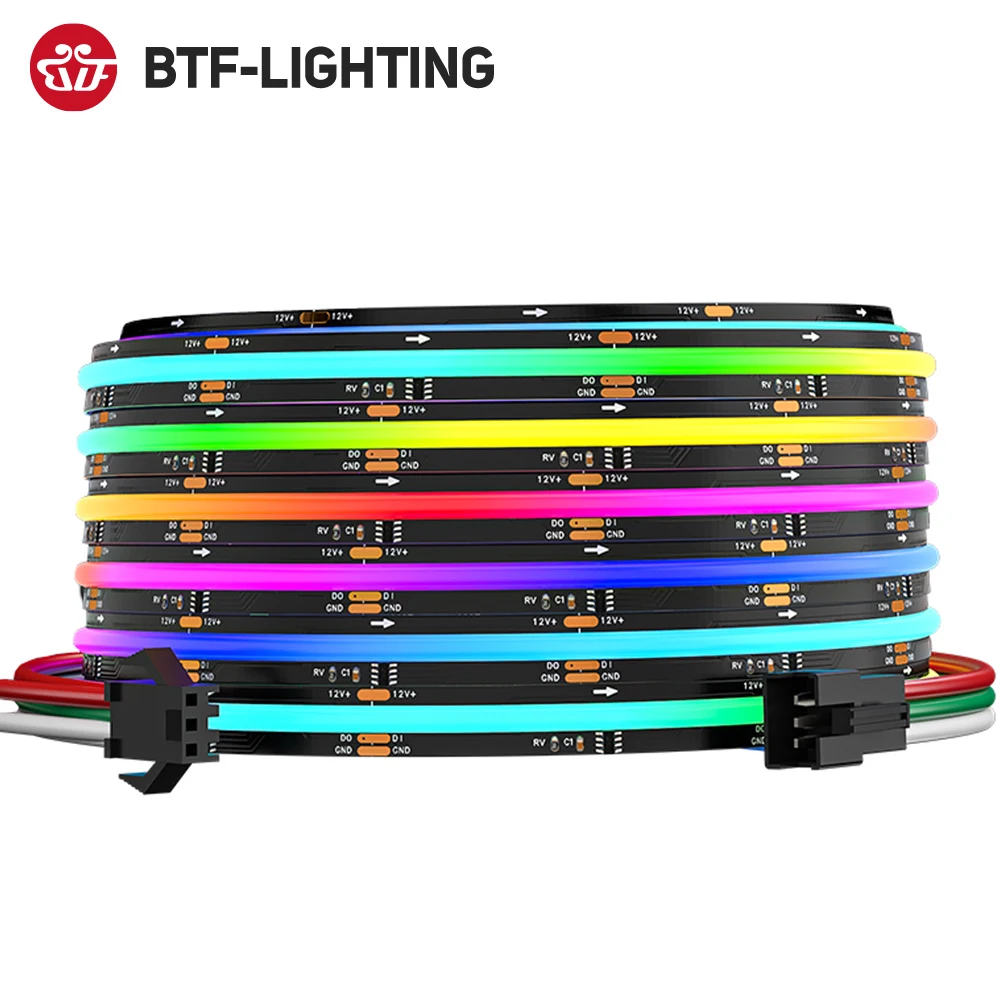 FCOB-SPI-RGB-IC-LED-Strip-Light-576-LEDs-WS2811-Addressable-Dream-Color ...
