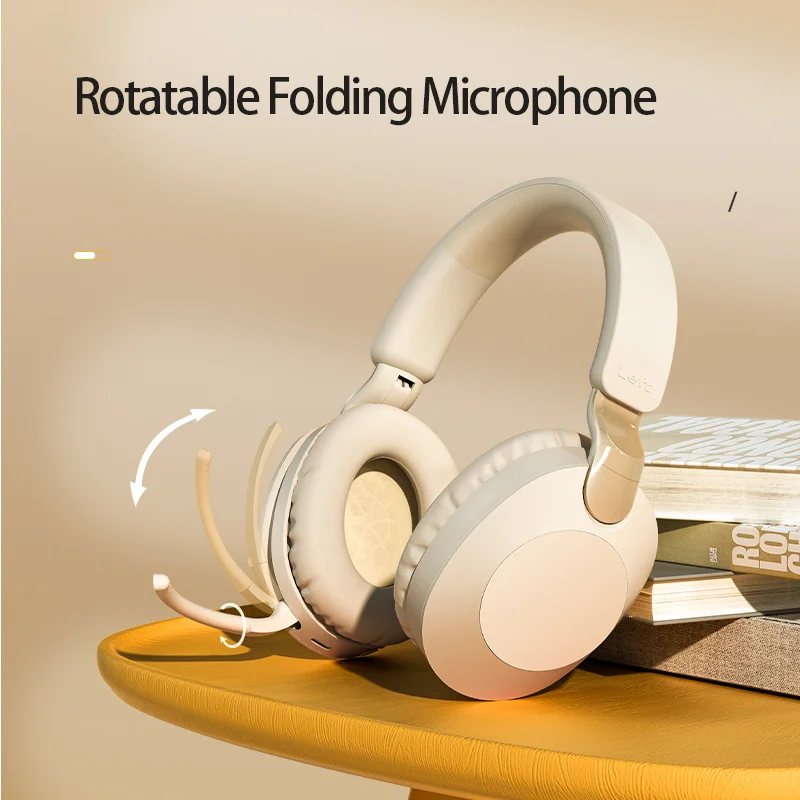 New MS-B2 wireless bluetooth 5.1 headphones can be rotated and folded ...