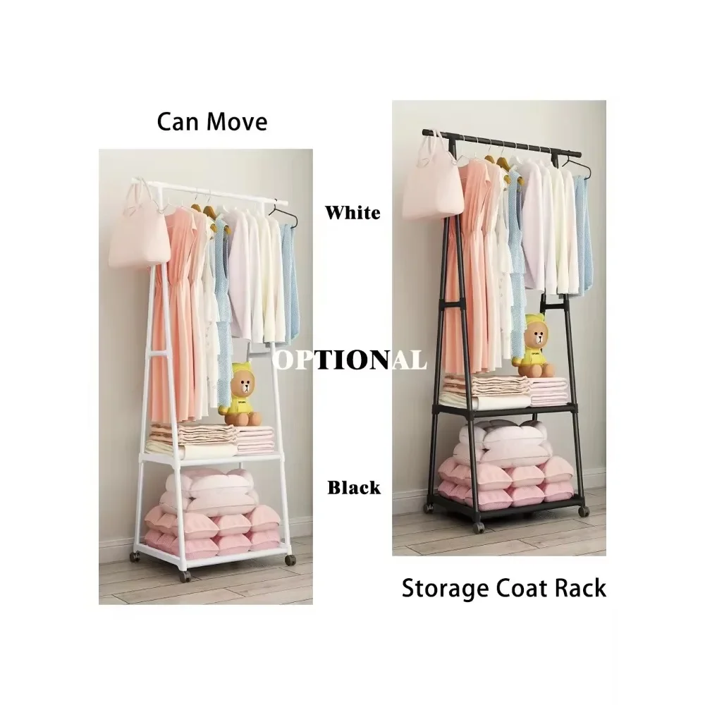 Triangle-Pulley-Clothes-Racks-Bedroom-Multifunctional-Rolling-Clothes ...