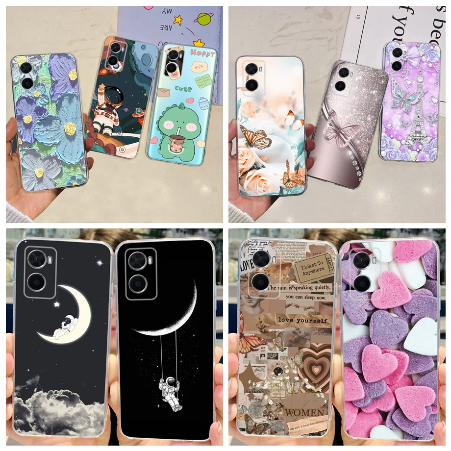 For-Oppo-A96-Global-Version-Phone-Case-Transparent-Soft-TPU-Bumper ...