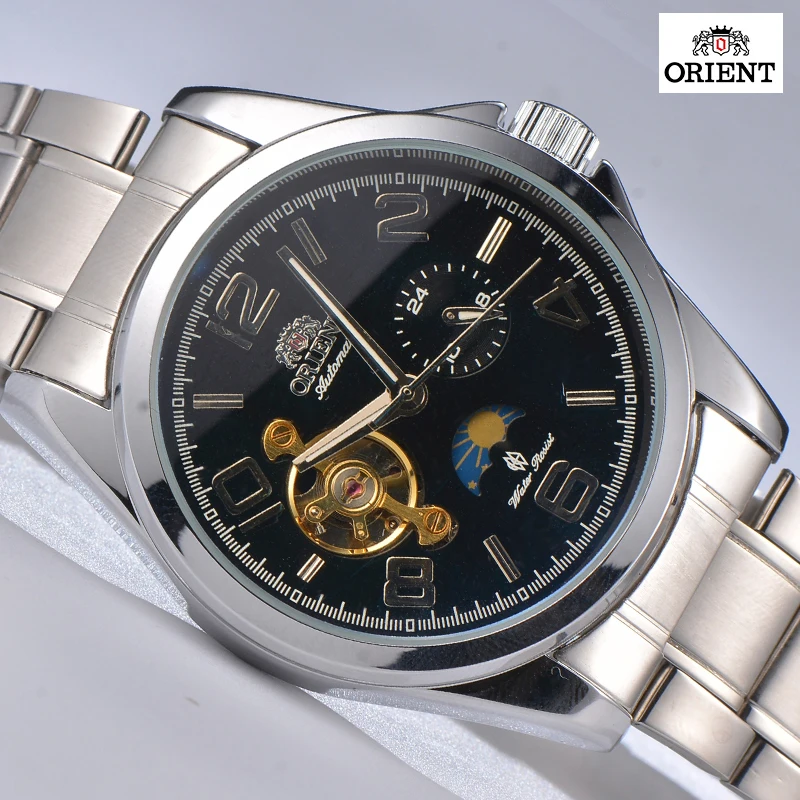 Reloj mecánico automático Orient para hombre, resistente al agua ...