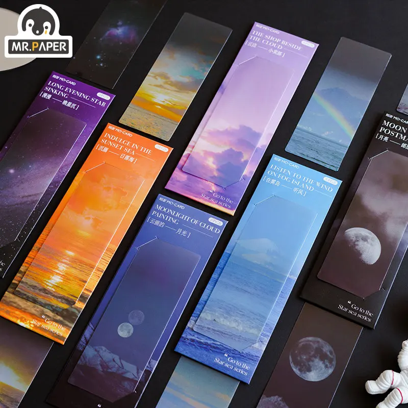 Mr. Paper Aesthetics Bookmarks Decoration Romance Ins Style PET ...