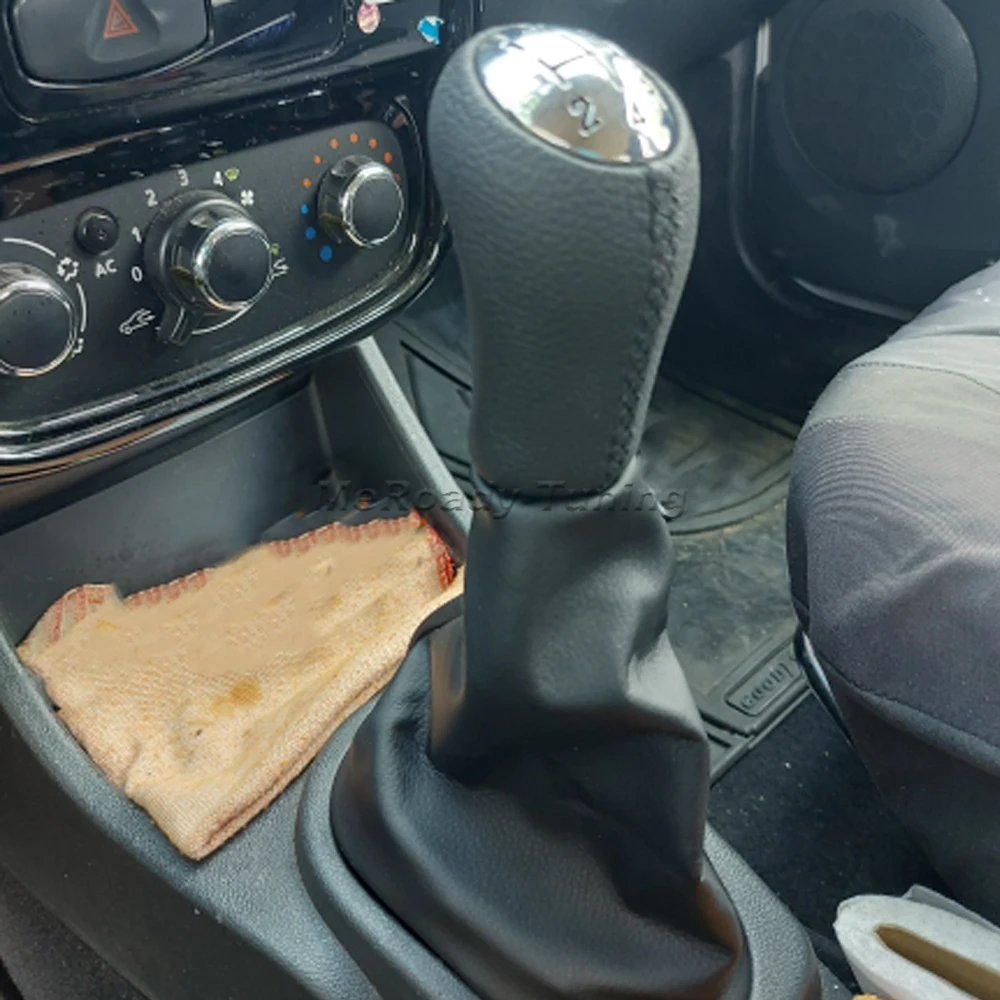 Couro-Gear-Shift-Knob-para-Carro-Handle-Gaiter-Boot-Renault-Megane-2 ...