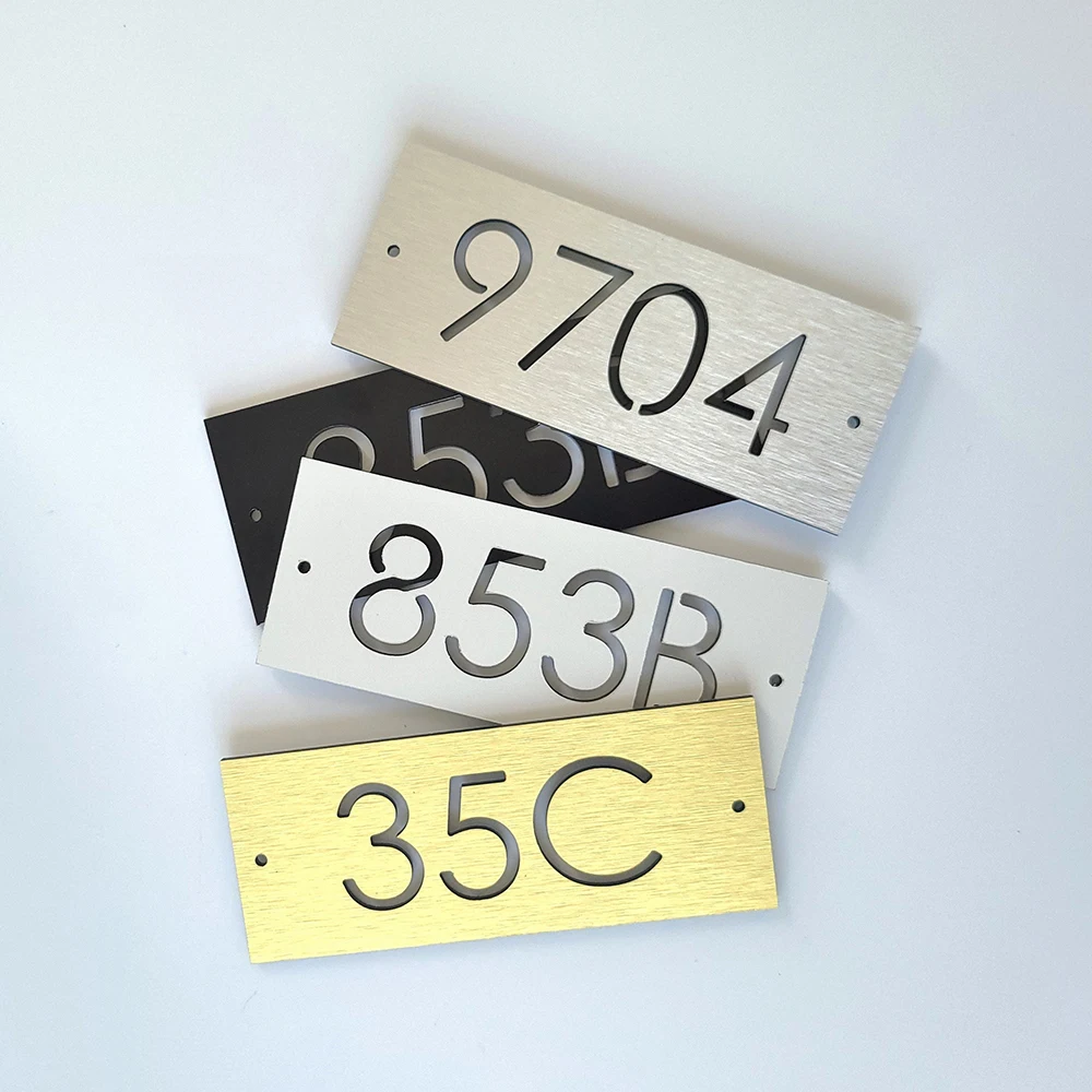 Custom-Floating-Aluminum-Alloy-Door-Number-Sign-Room-Address-Plaque ...