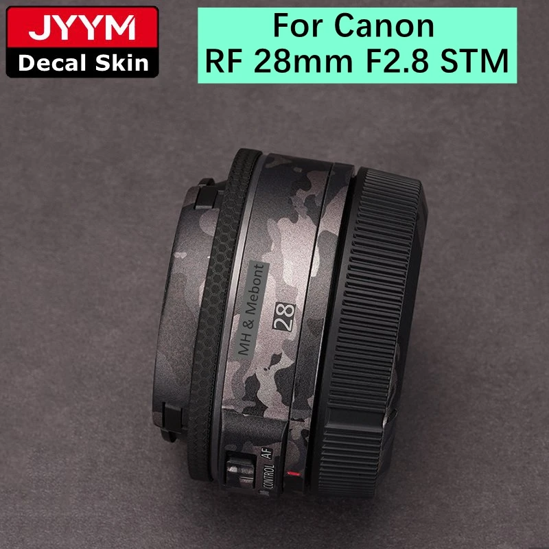 For Canon RF 28mm F2.8 STM Decal Skin Vinyl Wrap Film Camera Lens Body ...