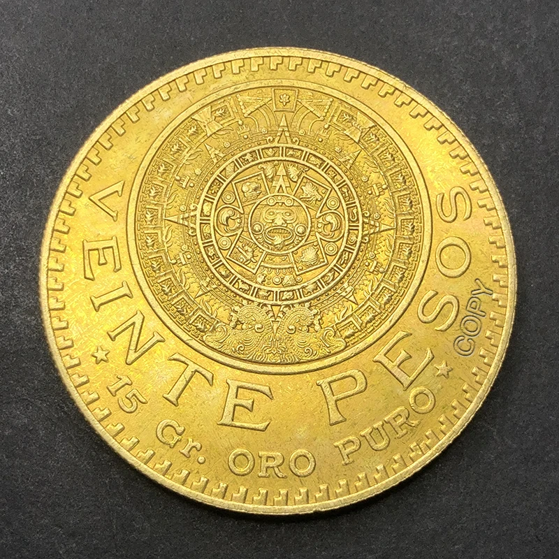 1959-Mexican-36-8mm-Maya-20-pesos-Gold-Commemorative-Coin-Eagle-bites ...