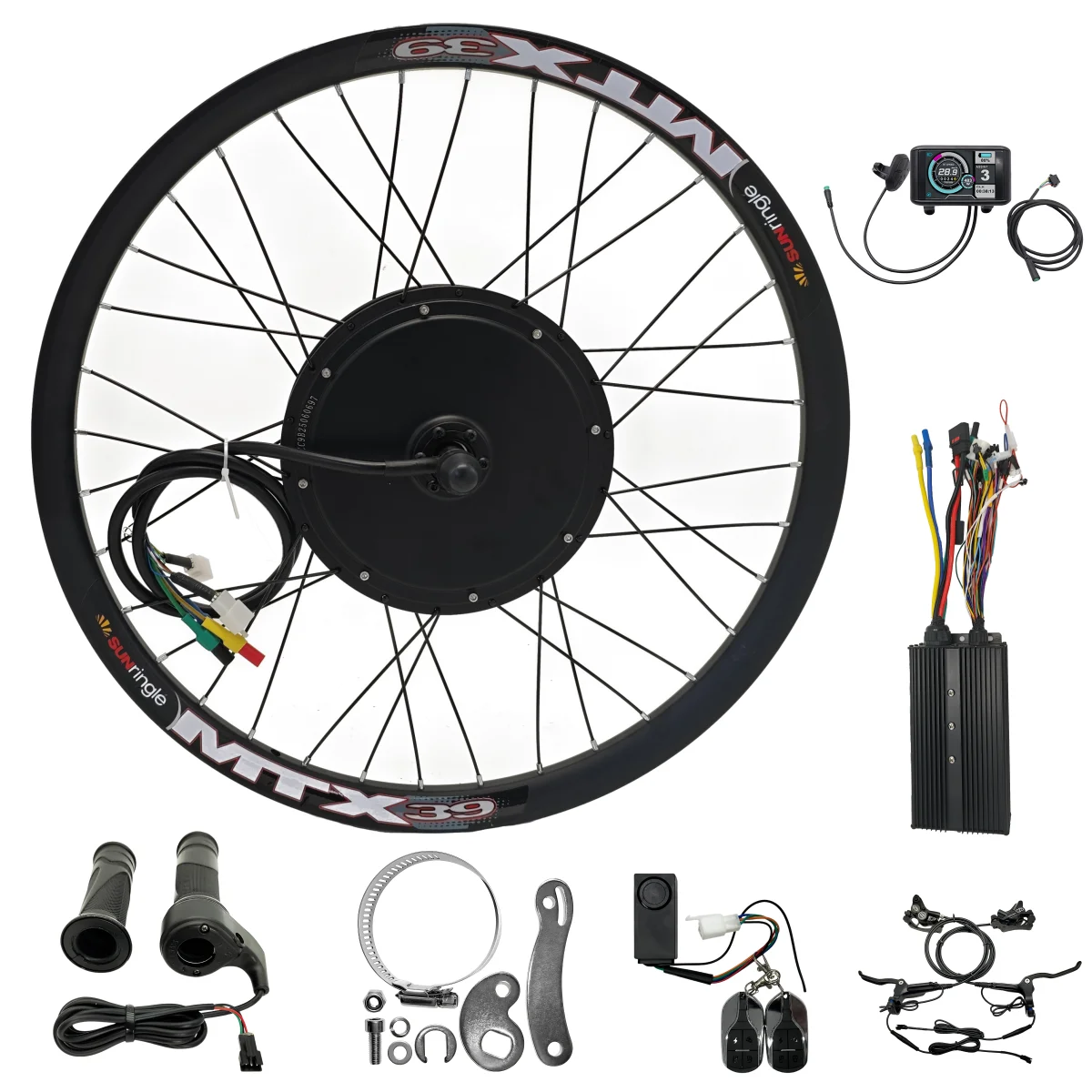 Ebike 72V 5000W 24”26”27.5" 29”700C MTX39 Rear Wheel Conversion Kits ...