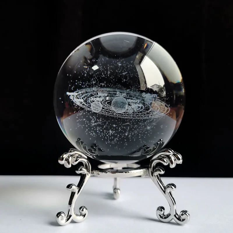 Solar System Glass Paperweights