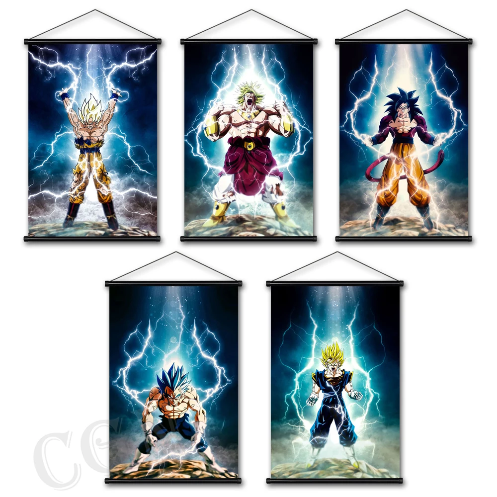 Print-Dragon-Ball-Poster-Art-SonGohan-Canvas-Painting-Modern-Mural ...
