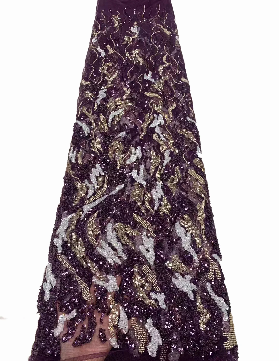 European-and-American-luxury-lace-overlapping-sequins-bead-tube ...