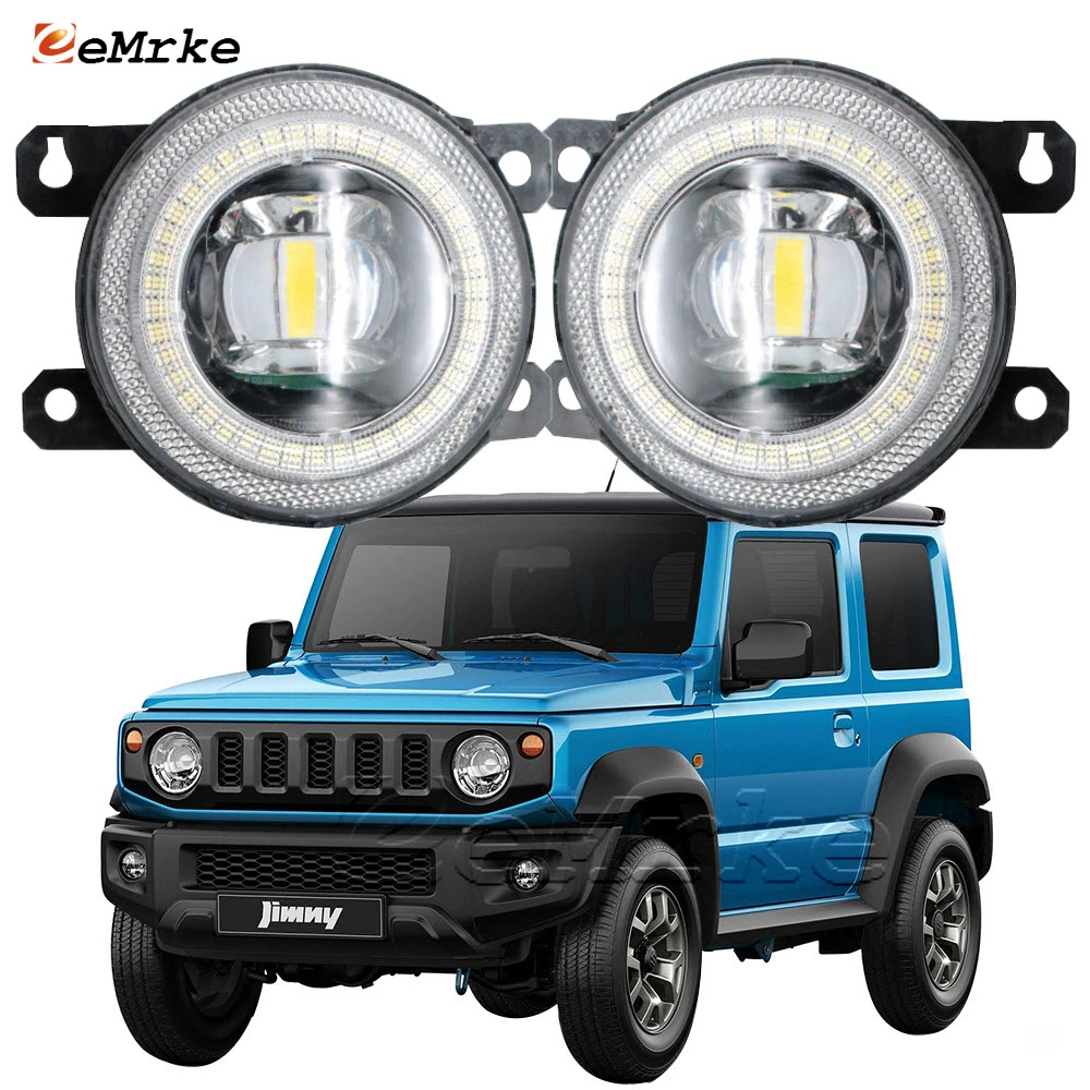 2x Led Angel Eye Drl For Suzuki Jimny Jb64 Jb74 2018 2019 2020 Jimny Jb43 Led Fog Lamp Assembly ...