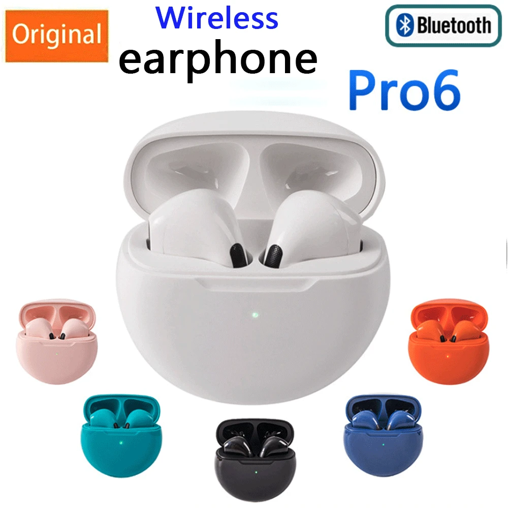 Pro-6-TWS-Bluetooth-Earphone-with-Mic-Fone-Active-Noice-Cancelling-Wireless-Headphones-Pro6 ...