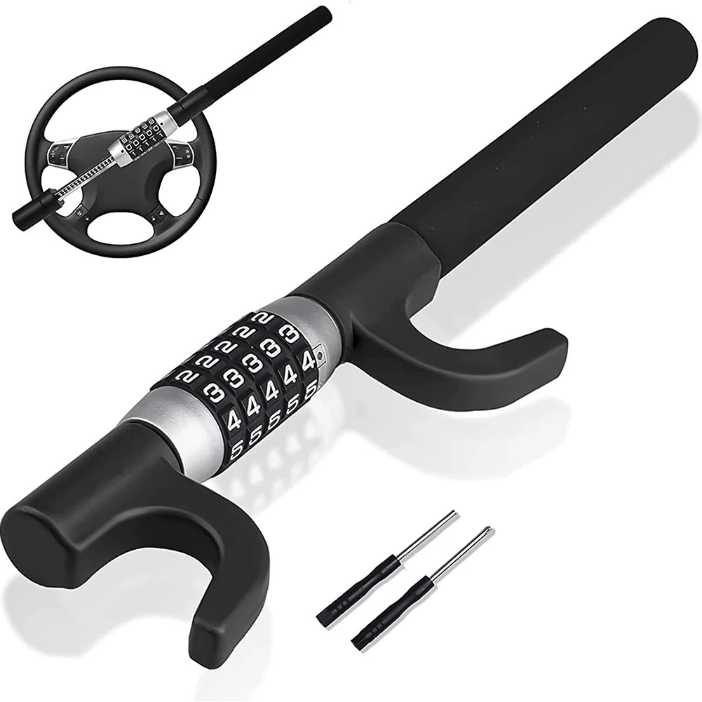 Car-Anti-Theft-Code-Lock-Steering-Wheel-Code-Lock-Safety-Telescopic ...