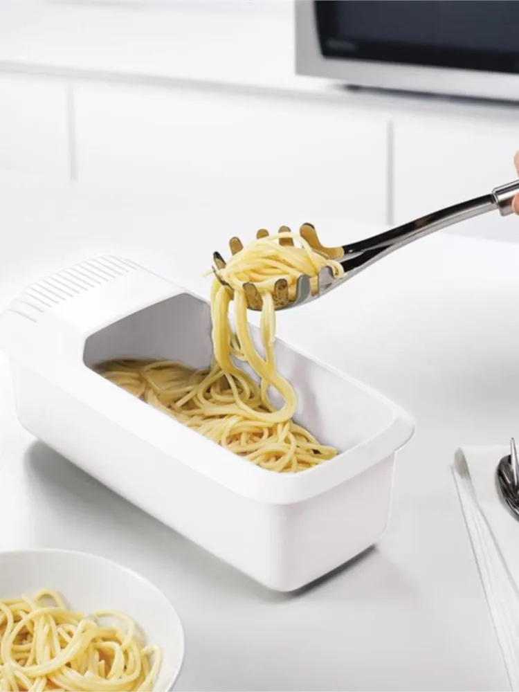 Microwave Noodles & Pasta Cooker with Strainer – Kitchen Staples Plus