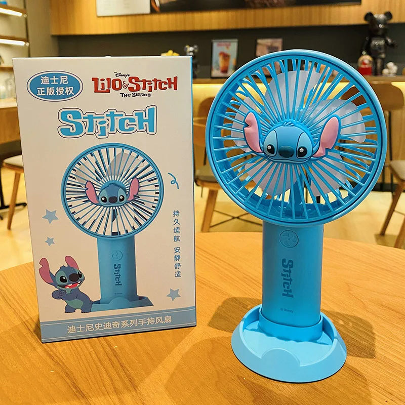 Disney-Mini-Electric-Fan-Mickey-Stitch-Alien-USB-Portable-Handheld ...