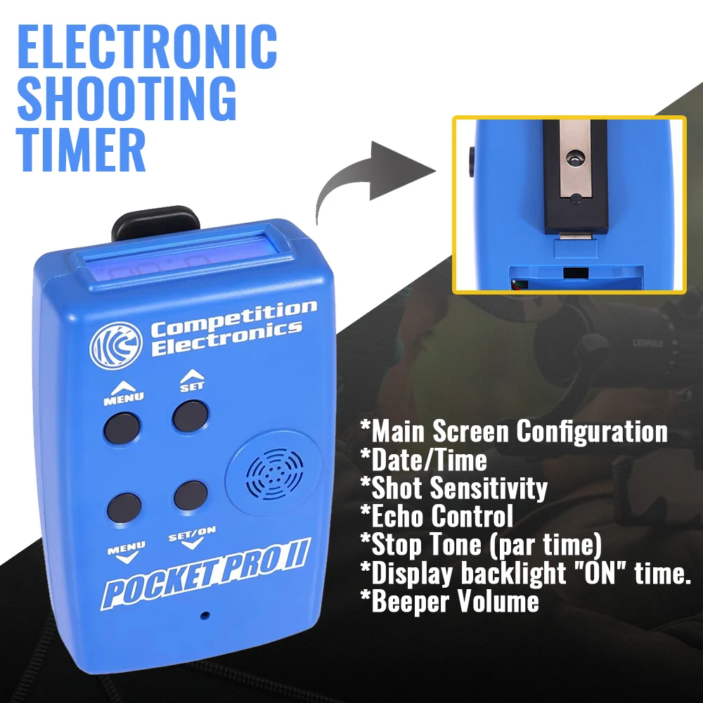 Electronic-Shooting-Timer-With-Sensor-Buzzer-Hunter-Training-Shooting ...