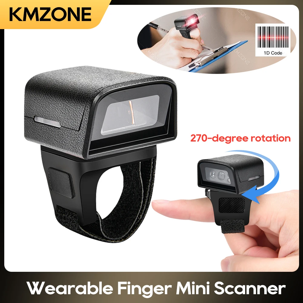Bluetooth-Wireless-Wearable-Mini-Barcode-Scanner-Finger-Hand-Glove-Ring ...