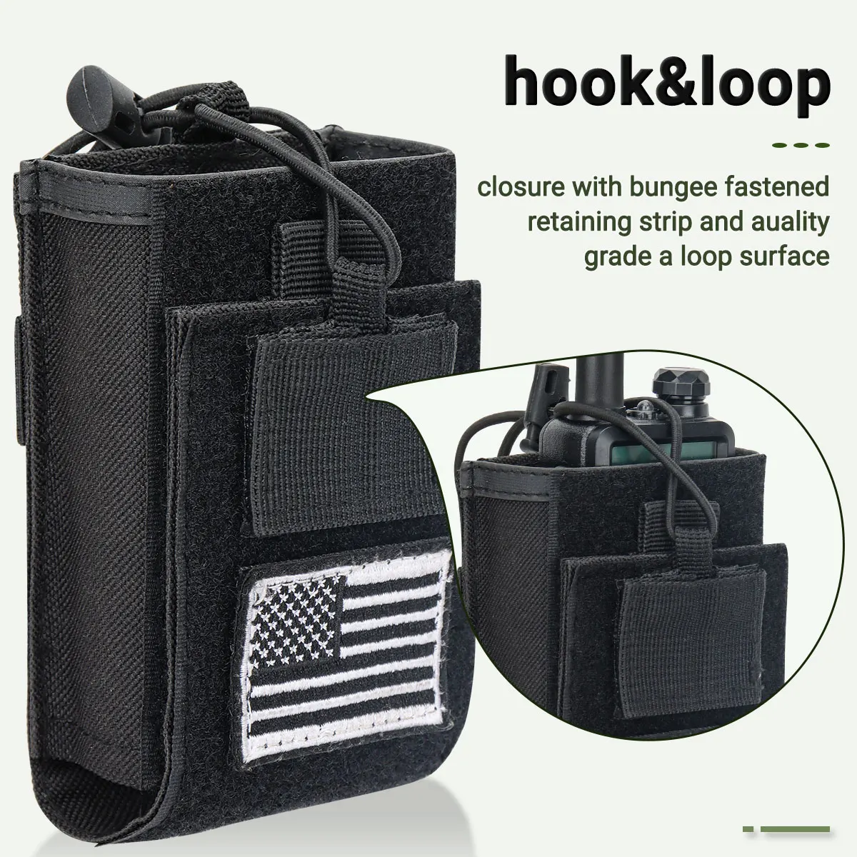 Tactical-Radio-Holder-Radio-Case-Molle-Radio-Holster-Military-Heavy ...