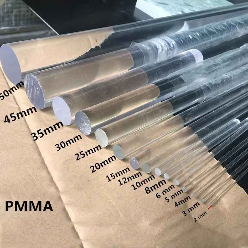 Tiges-Acryliques-Transparentes-en-Plexilgass-Organiques-Mat-riel-de-Mod ...