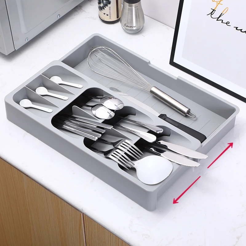 Cutlery-Storage-Tray-Spoon-Fork-Organizer-Kitchen-Drawer-Separation-Box ...