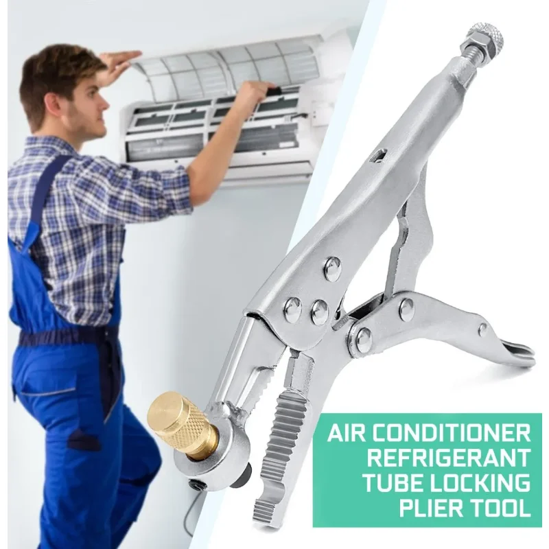 Refrigerant Recovery Clamp Air Conditioner Tube Locking Plier Refilling ...