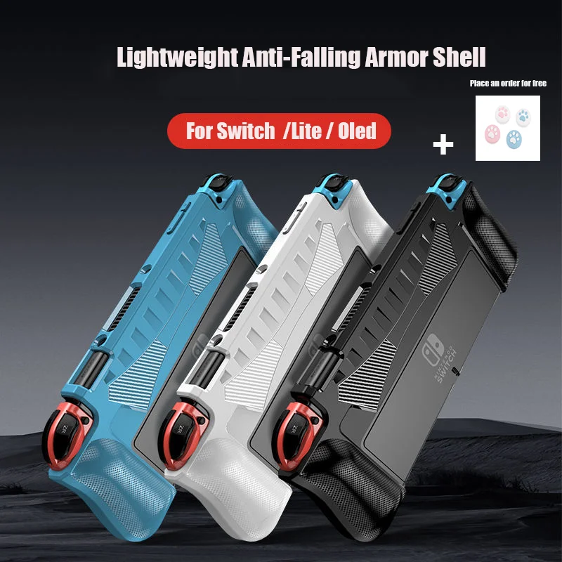 Funda-protectora-Oled-para-Nintendo-Switch-Carcasa-con-agarre-c-modo-accesorios-para-Nintendo ...