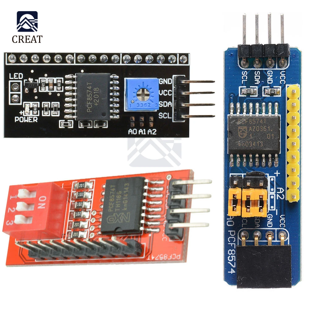 Pcf8574t Pcf8574 Iic/i2c Interface 8-bit Io Expansion Board I/o Expander I2c-bus Evaluation ...