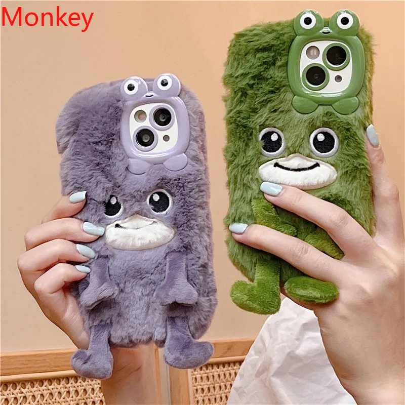 Funny Soft Silicone 3D Frog Phone Case For iPhone 15 Pro Max Case 14 ...
