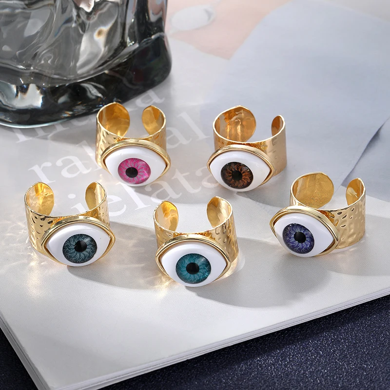 1Pc-Punk-Retro-Blue-Evil-Eye-Finger-Ring-For-Women-New-Color-Turkey ...