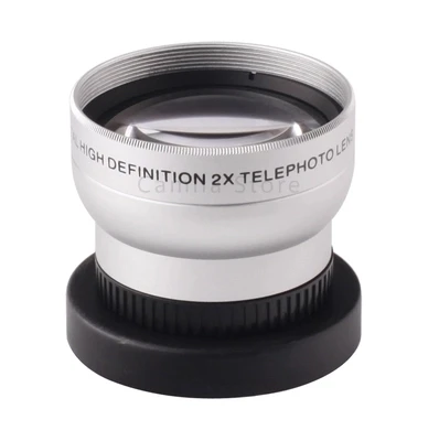 37mm 2x Magnification Teleconverter Telephoto Lens for Canon NIKON Sony ...