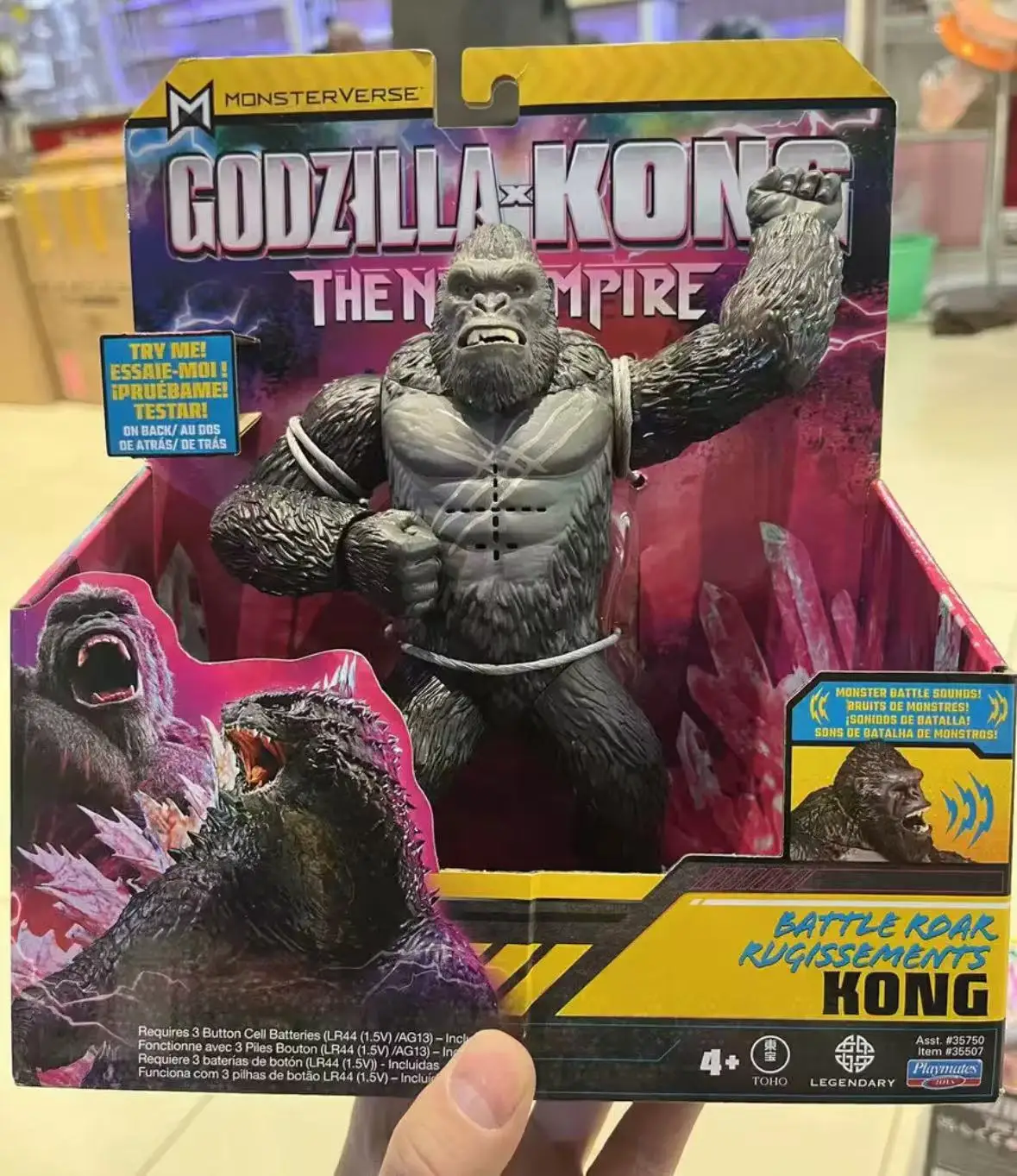 Figura de acción con articulaciones móviles de Godzilla Vs Kong de ...