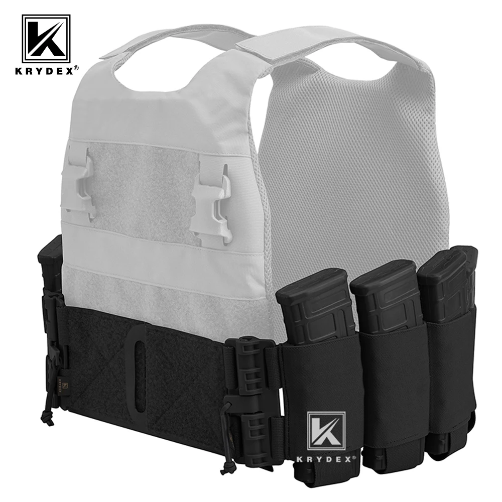 KRYDEX-Tactical-Quick-Removal-Buckle-Elastic-Cummerbund-4-AR-Magazine ...