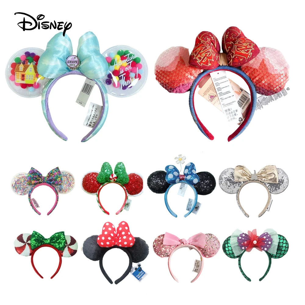 Disney Minnie Oren Hoofdband Holiday Party Pailletten Hoofdtooi Bogen ...