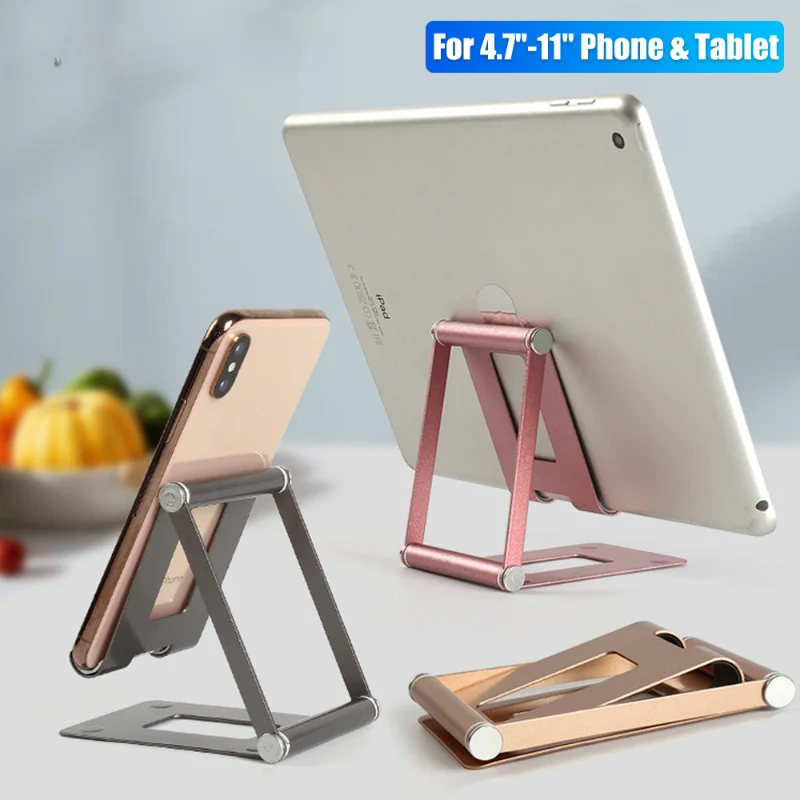 Aluminum Portable iPad Stand Compatible 4.7-11 Inch Tablet Phone Holder ...