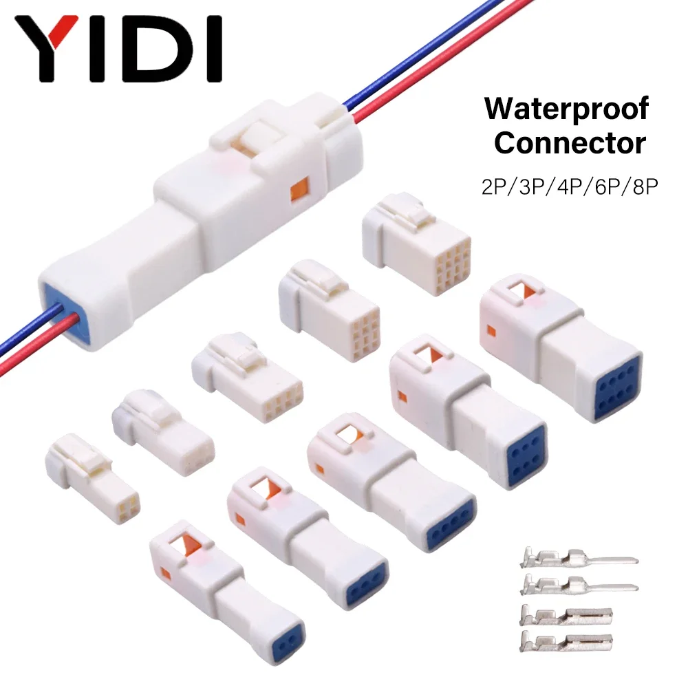 10 Sets Micro Male Female JWPF JST 2/3/4/6/8 Pin Automotive Snap ...