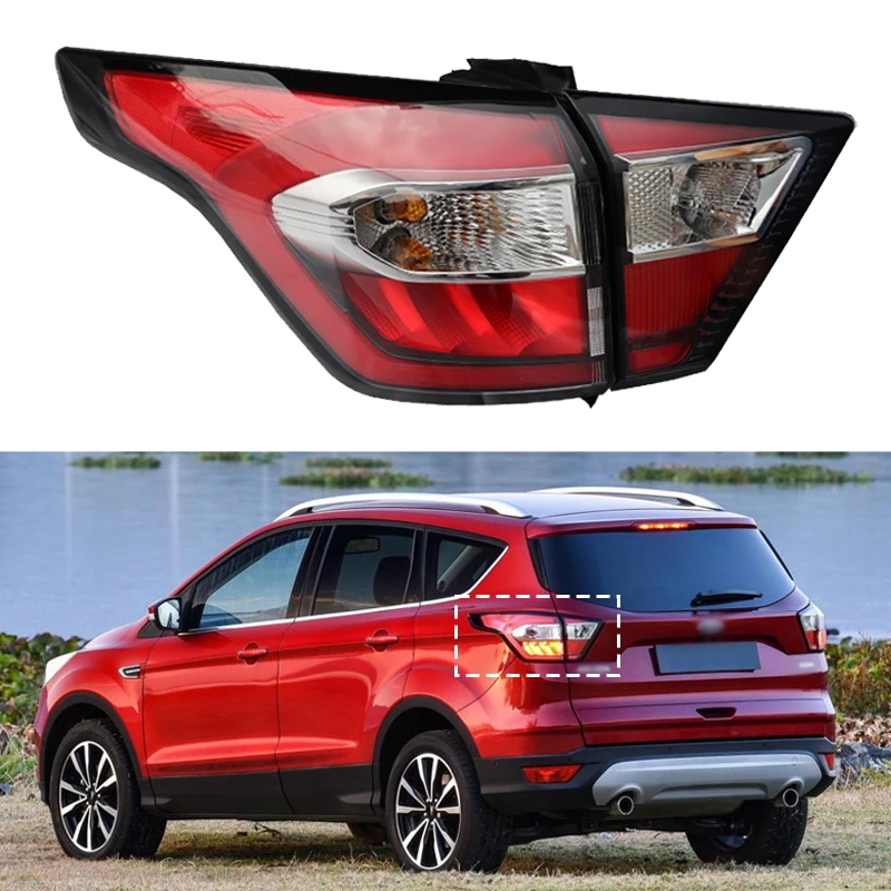 For-Ford-Kuga-2017-2018-2019-Car-LED-Tail-Light-Stop-Lamp-Reverse-Lamp ...