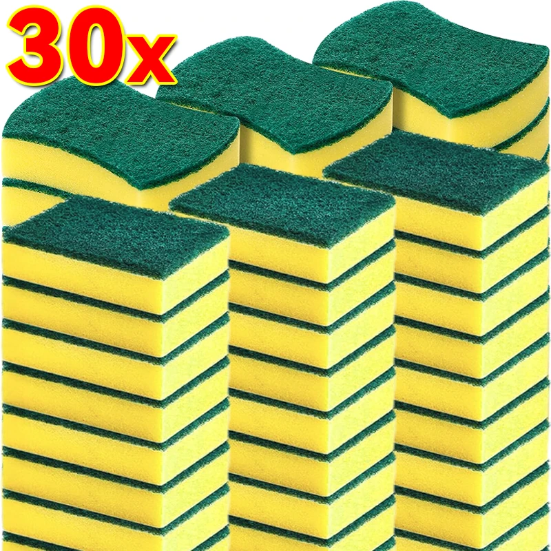 Lots-Dishwashing-Sponge-Super-Absorbent-Cleaning-Sponges-Pot-Rust-Stain ...